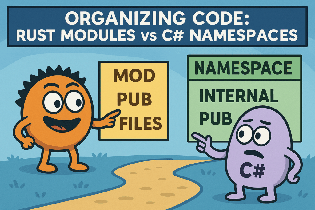 Organizing Code Rust Modules Vs C Namespaces Chris Woody Woodruff