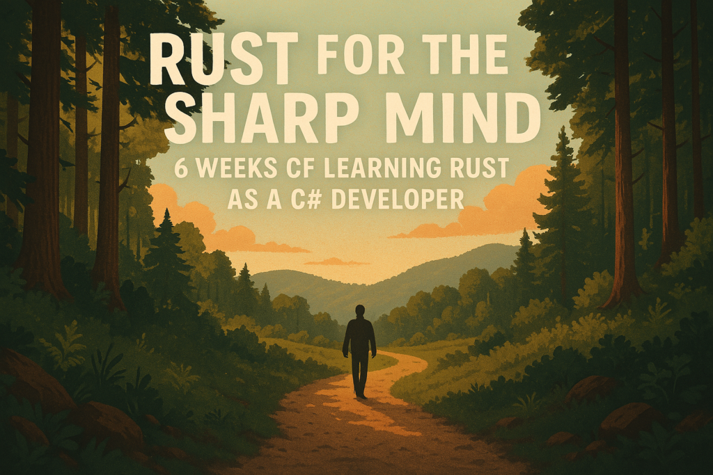 Rust for the Sharp Mind: 6 Weeks of Learning Rust as a C# Developer ...